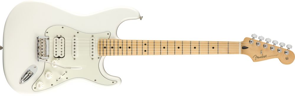 FENDER PLAYER STRATOCASTER HSS, Polar White - Kitarapaja